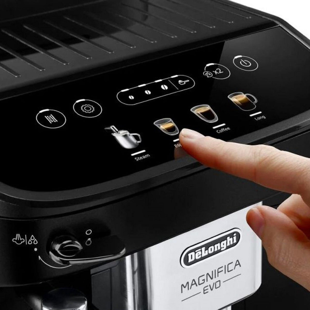 De'Longhi Magnifica Evo Doppio+ Automatic Espresso Machine ECAM290.22 ...